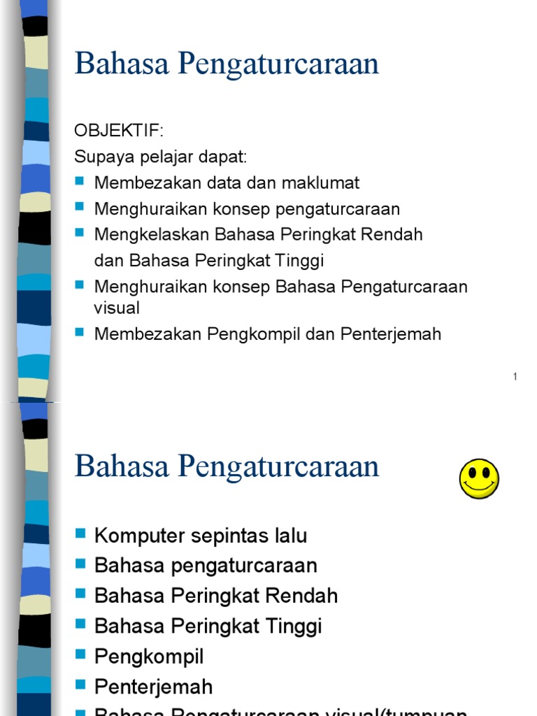 Bahasa Pengaturcaraan | PDF
