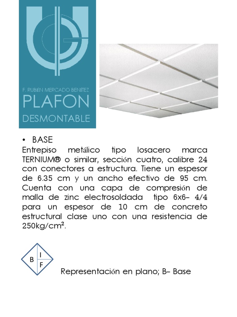 Plafon Desmontable | PDF