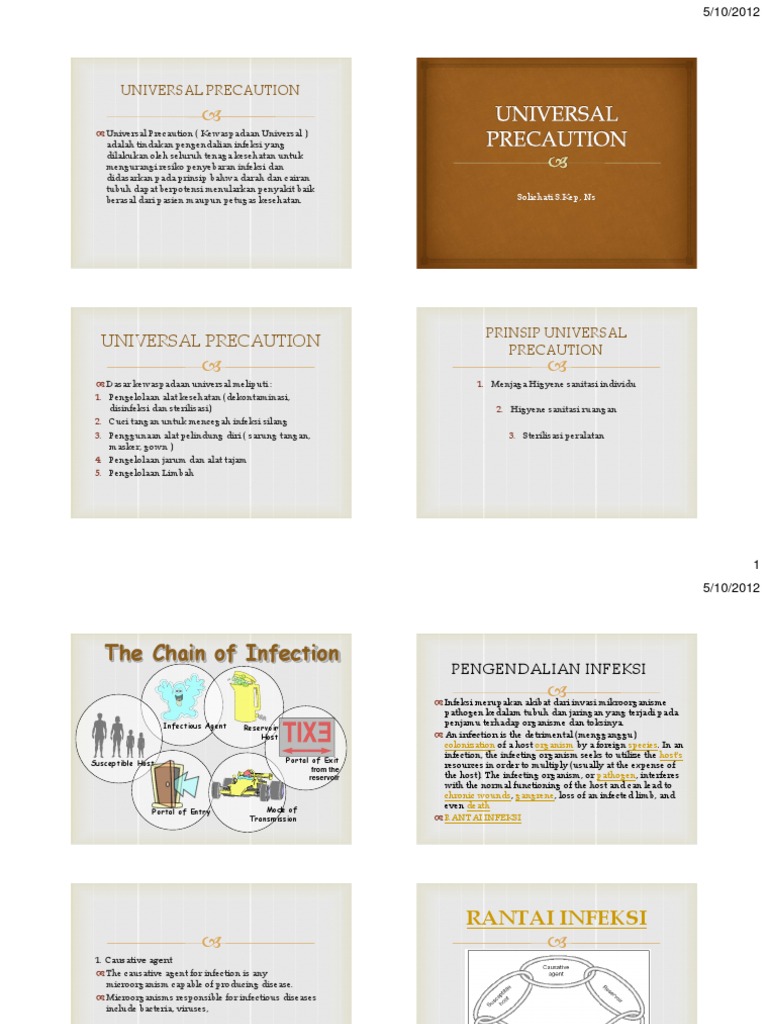 Universal Precaution | PDF