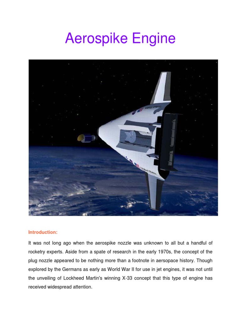Aero Spike | PDF | Rocket | Rocket Engine