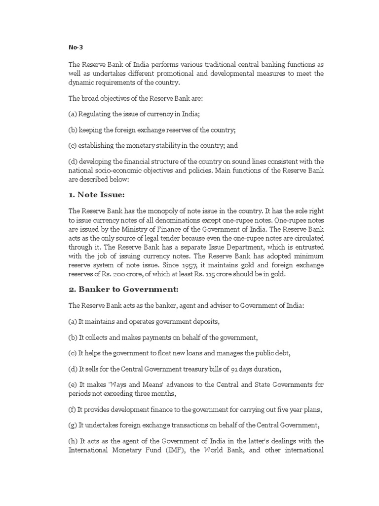 Note Issue | Download Free PDF | Money Market | Financial Markets