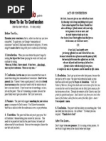 Catholic Confession Cheat Sheet | PDF | Penance | Sacraments