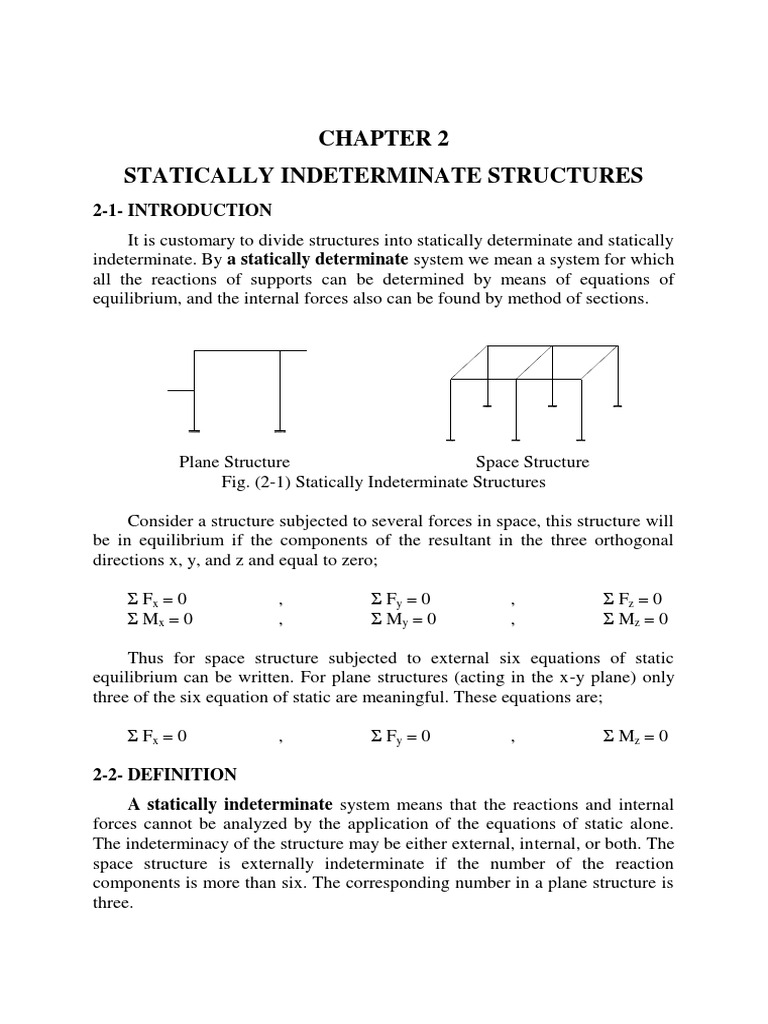 Statically Indeterminate Structures | Truss | Structural Engineering
