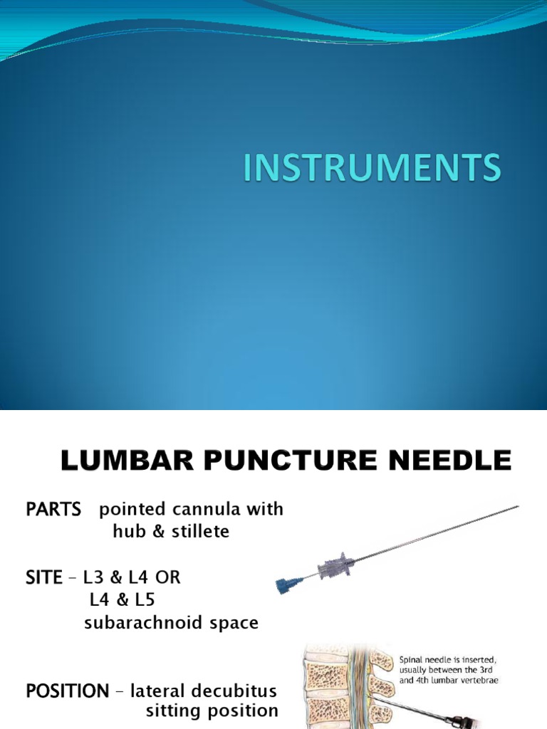 Instruments in Pediatrics | PDF | Health Sciences | Medical Specialties