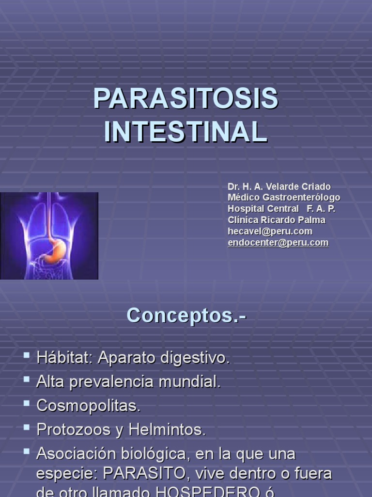 Parasitosis Intestinal | Salud pública | Microbiología | Prueba ...