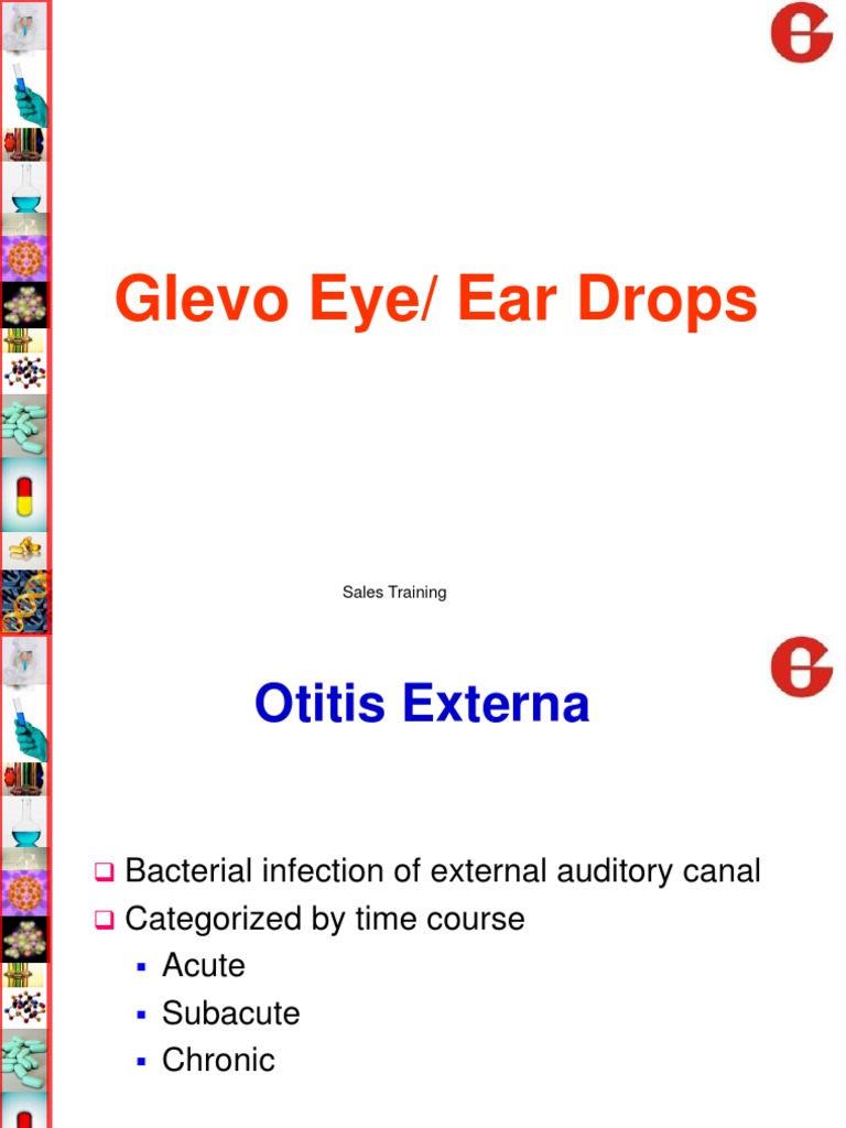 Glevo Eye/Ear Drops Sales Training Guide | PDF | Microbiology | Health ...