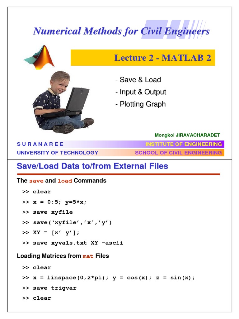Numerical Methods For Civil Engineers | PDF | Sine | Parameter (Computer Programming)