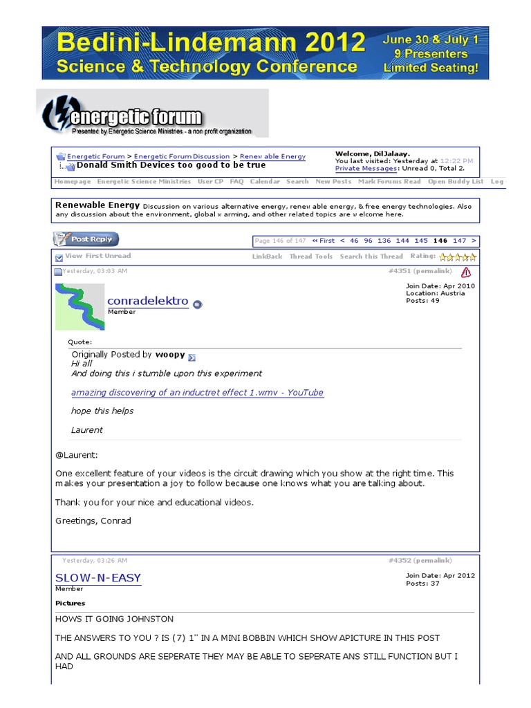 Donald Smith Devices Too Good To Be True | PDF | Ac Power Plugs And ...