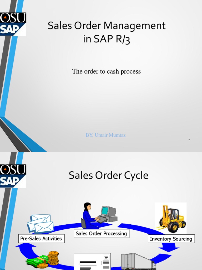 Sales Order Process | PDF | Invoice | Delivery (Commerce)