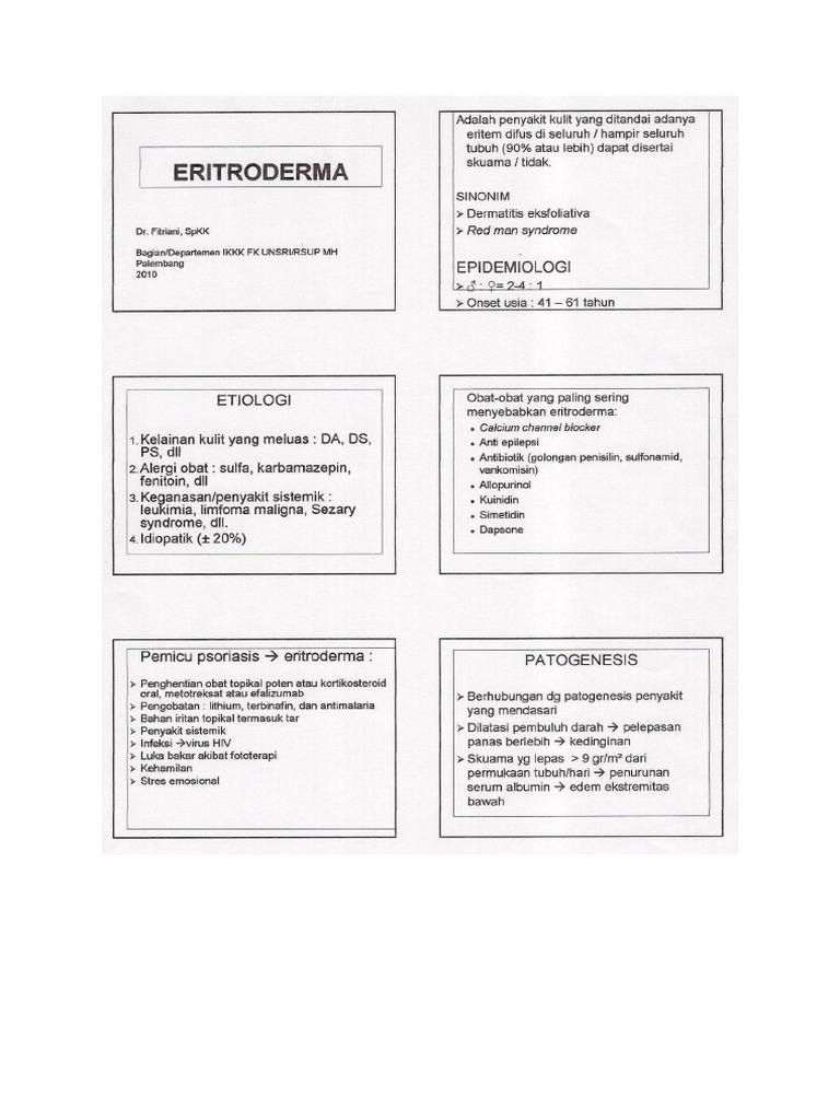 Eritroderma | PDF