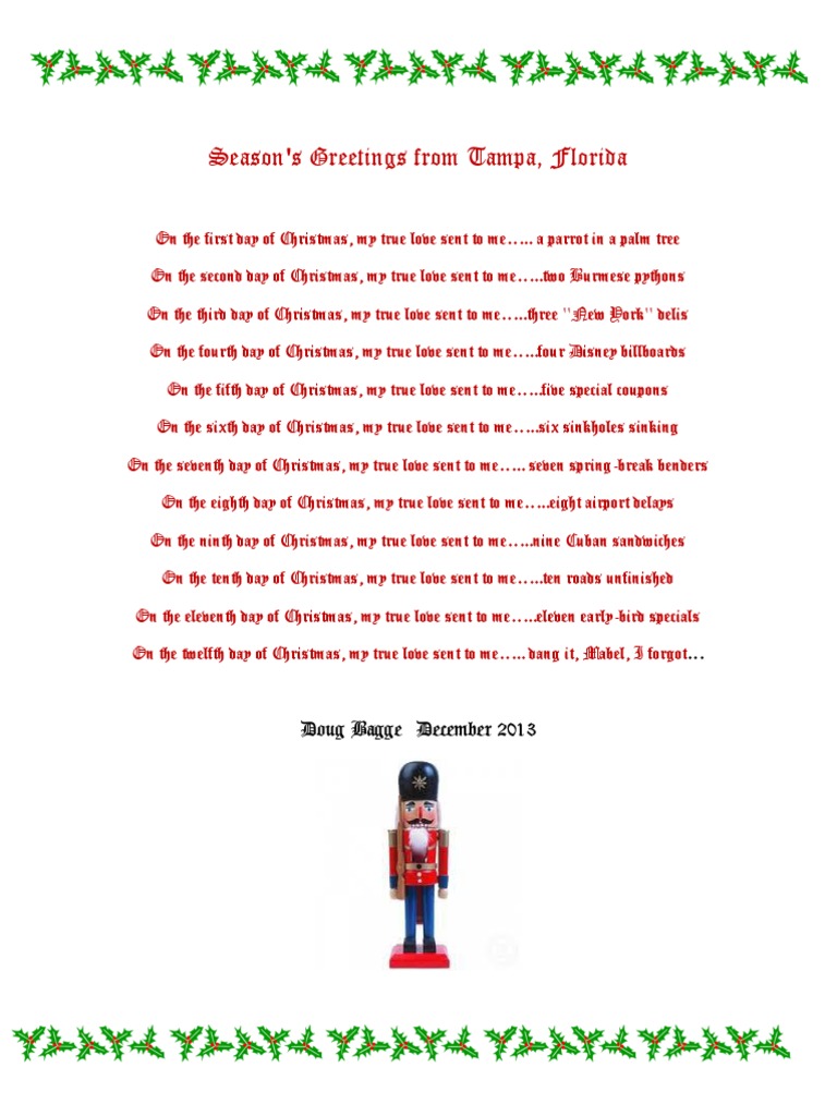 Humorous Twist on Christmas Lyrics | PDF | Art | Mystery, Thriller ...