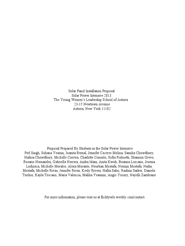 Solar Proposal | PDF | Solar Energy | Solar Panel