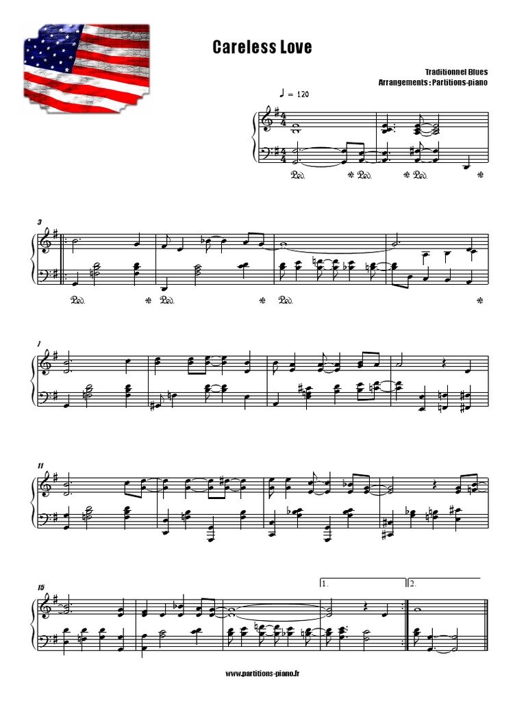 Careless Love Piano Sheet Music | PDF