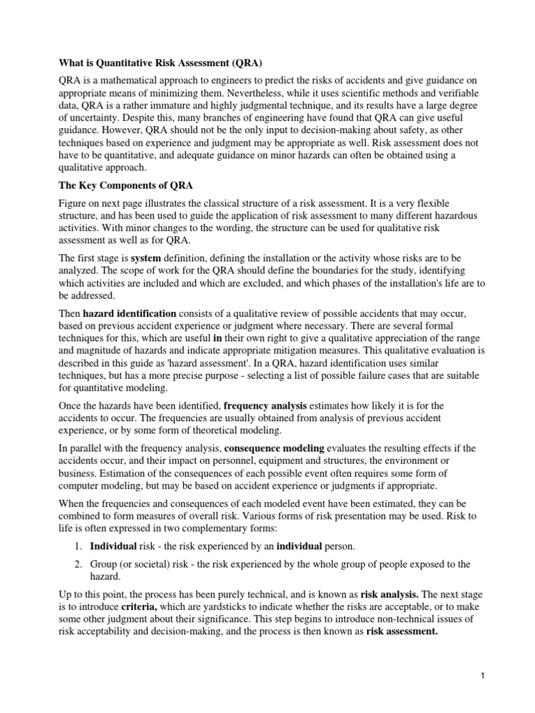 Qra | Download Free PDF | Risk | Risk Management