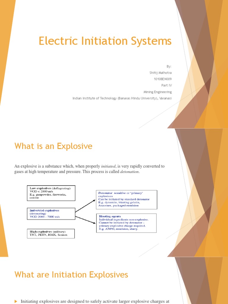 Electric Initiation Systems | PDF | Explosive Material | Electricity