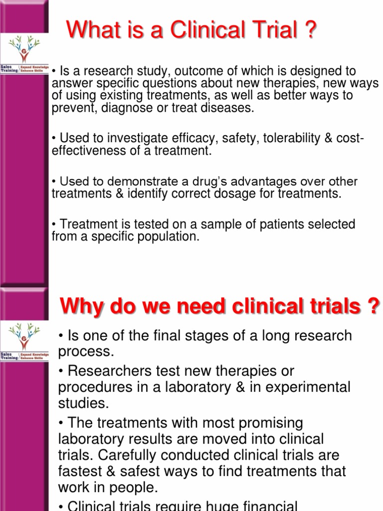 What Is A Clinical Trial | PDF | Scientific Control | Clinical Trial