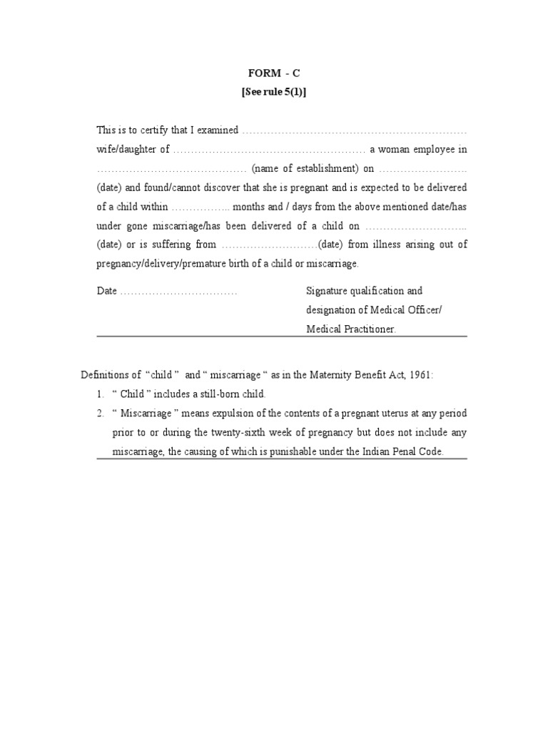 FORM C - Register of Unpaid Accumulations | PDF