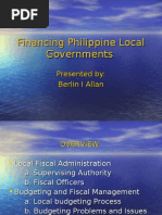 LGU Budget Process Overview | PDF | Veto | Budget
