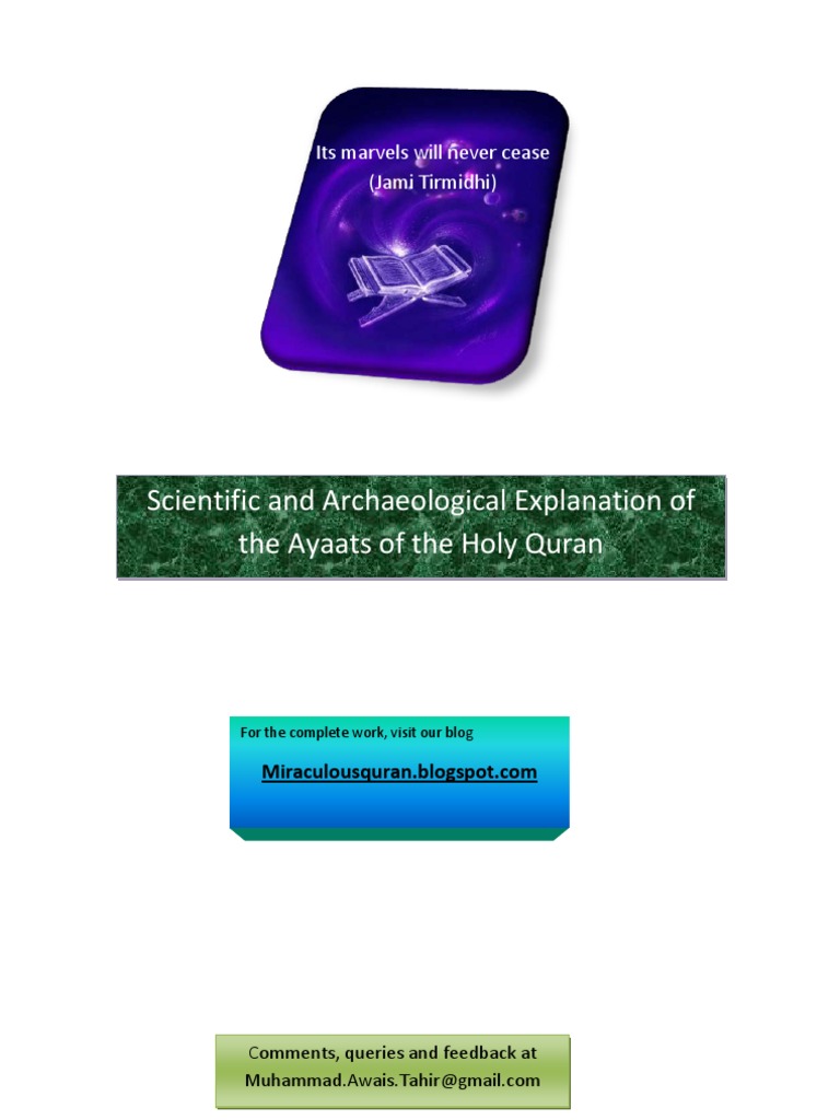 Cloud Weight and Water Cycle in Quran | PDF | Water Cycle | Quran