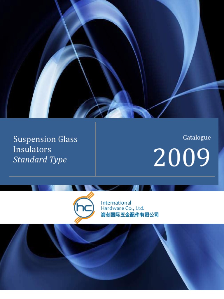 Standard Glass Insulator Catalogue English-HC | PDF | Insulator ...