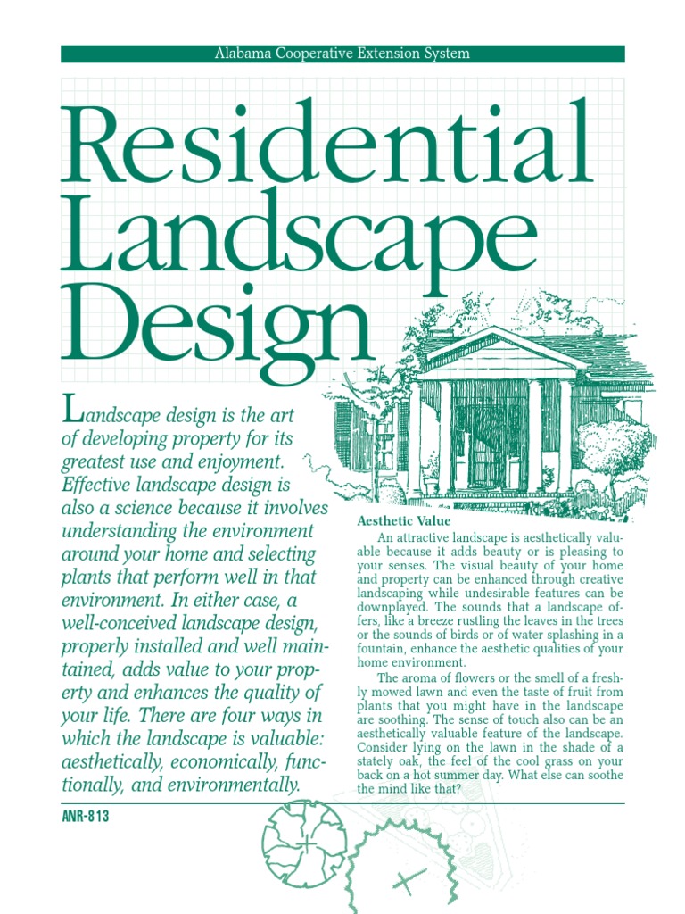 Residential Landscape Design Guide | PDF | Landscape | Soil