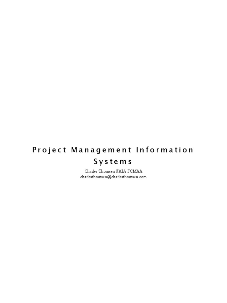 Project Management Information Systems | PDF | Interoperability | Databases