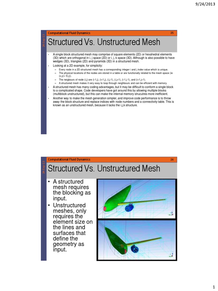 Week 03 - Mesh Quality | PDF | Computational Fluid Dynamics | Boundary ...