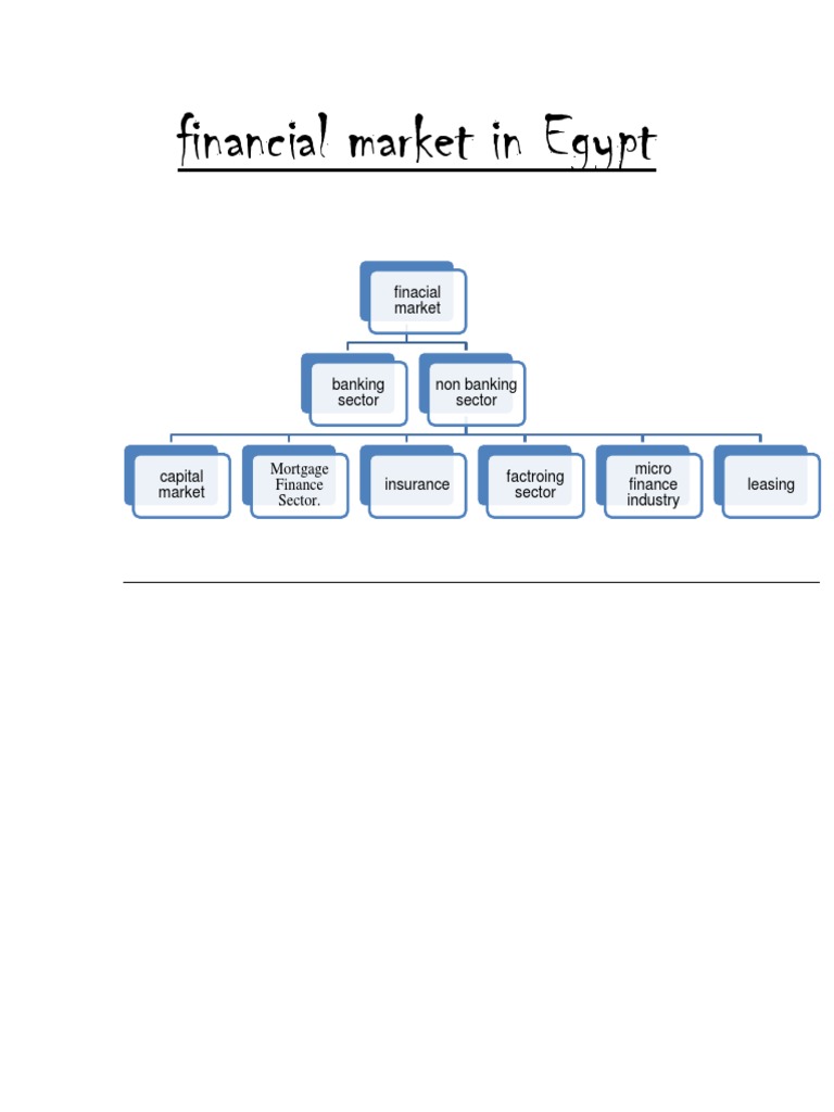 Overview of Egypt's Financial Market | PDF | Clearing (Finance) | Insurance