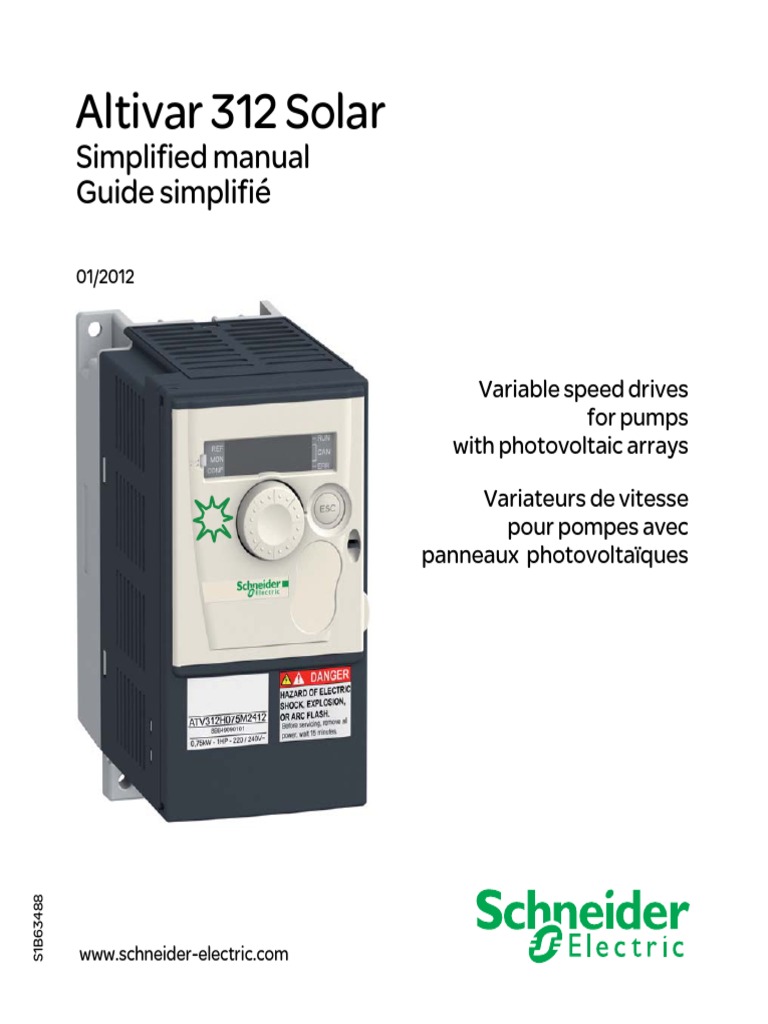 ATV312 Solar Simplified Manual S1B63488 01 | PDF | Power Supply ...