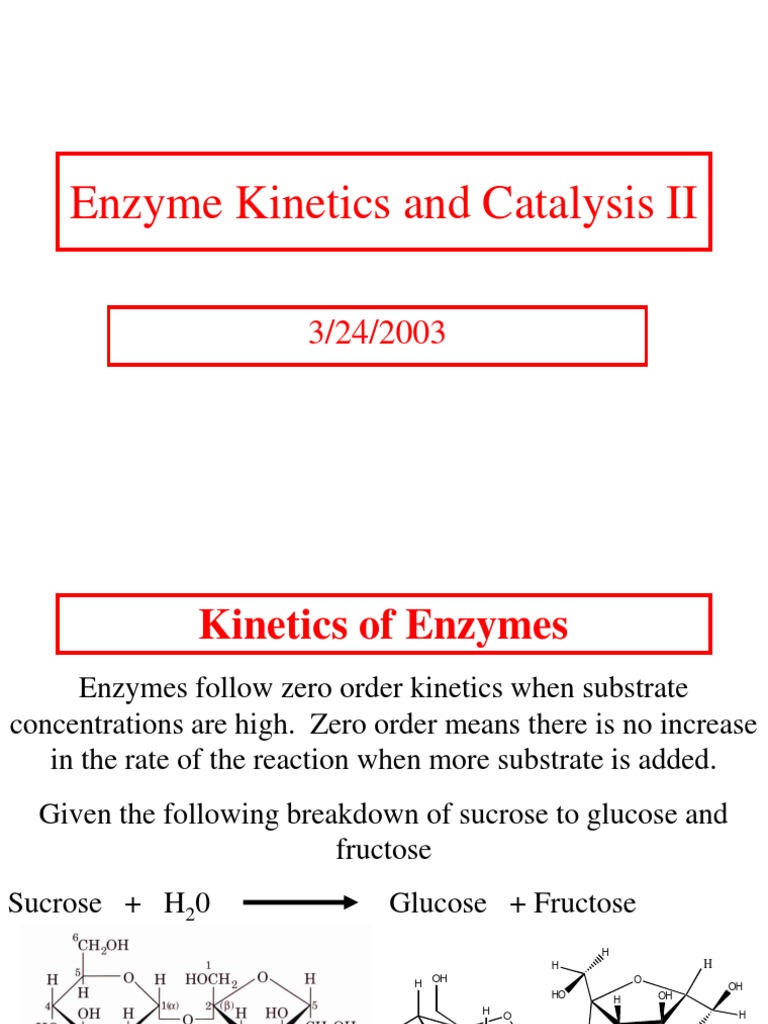 Enzyme Kinetics and Catalysis II | PDF | Enzyme Inhibitor | Enzyme Kinetics