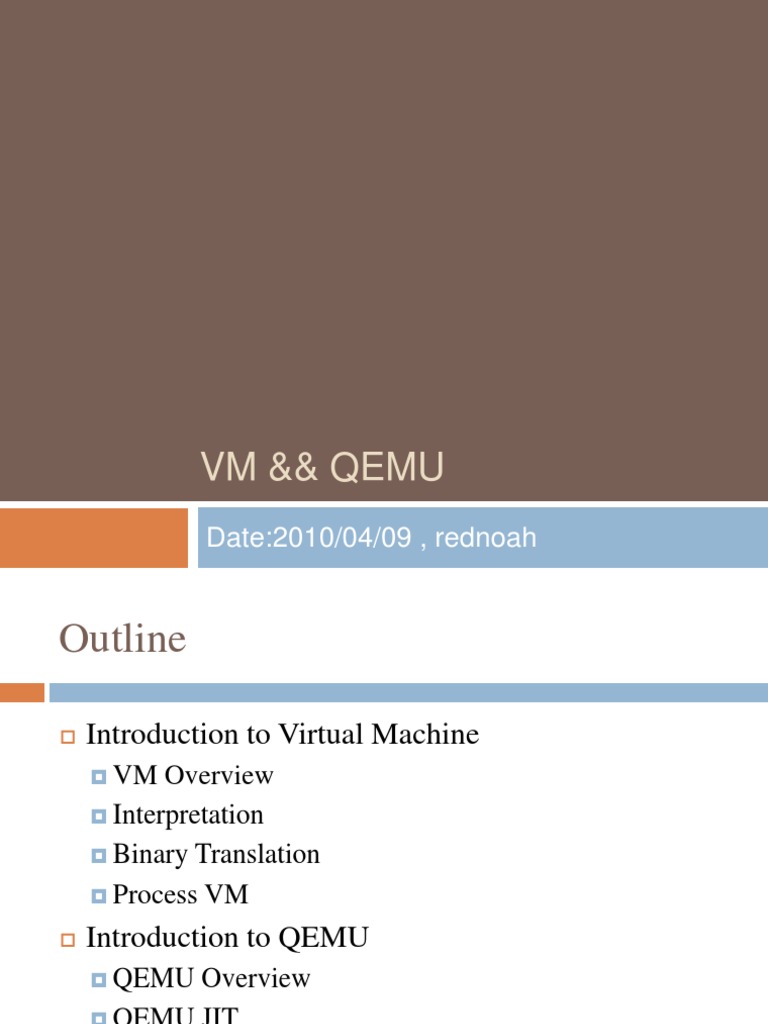 Introduction To QEMU | PDF | Virtual Machine | Instruction Set