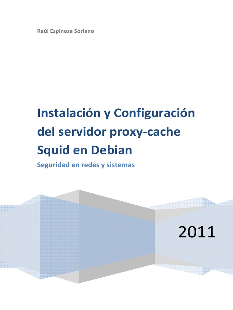 Configuración de Squid en Debian | PDF | Servidor proxy | Servidor web