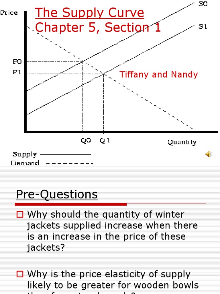 The Supply Curve | PDF | Price Elasticity Of Demand | Supply (Economics)