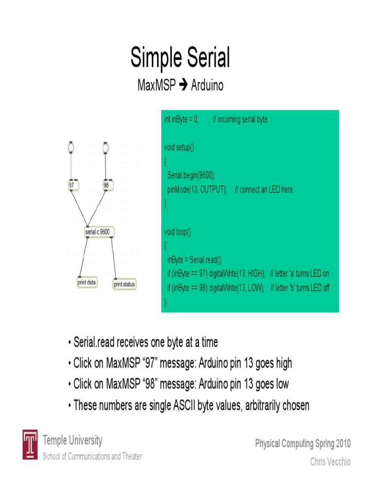 Arduino Maxmsp Communications 11 Pdf Computer Keyboard Integer Computer Science 
