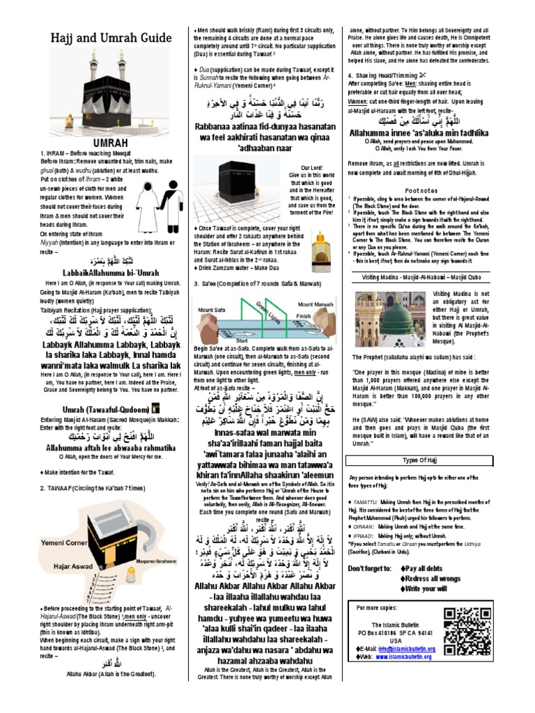 hajj and umrah guide | Hajj | Mosque