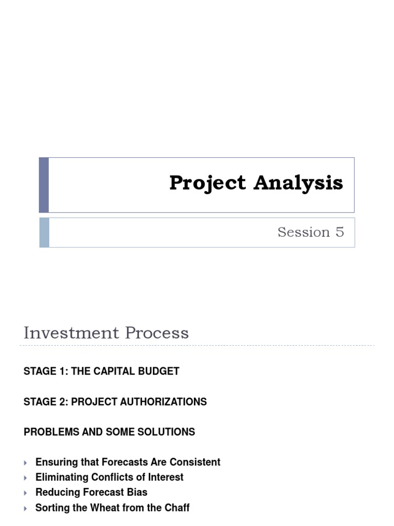 Project Investment Analysis Techniques | PDF | Net Present Value ...