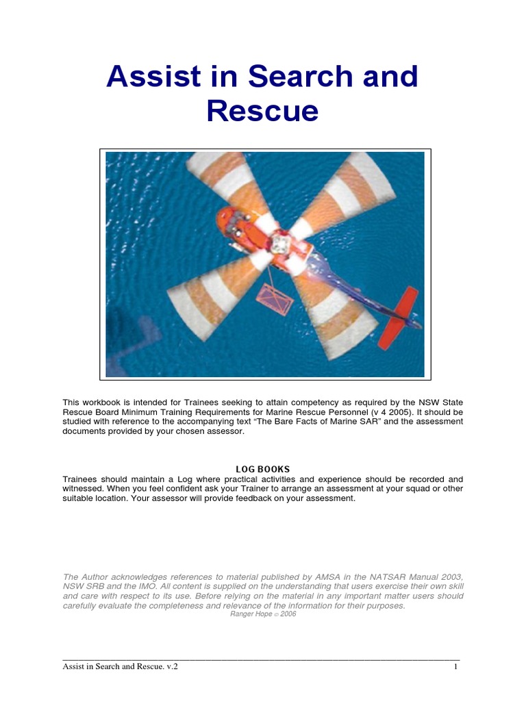 Assist Rescue | PDF | Search And Rescue | Marine Salvage
