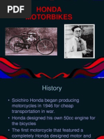 Honda (A) - HBR Case Study | PDF | Honda | Motorcycle