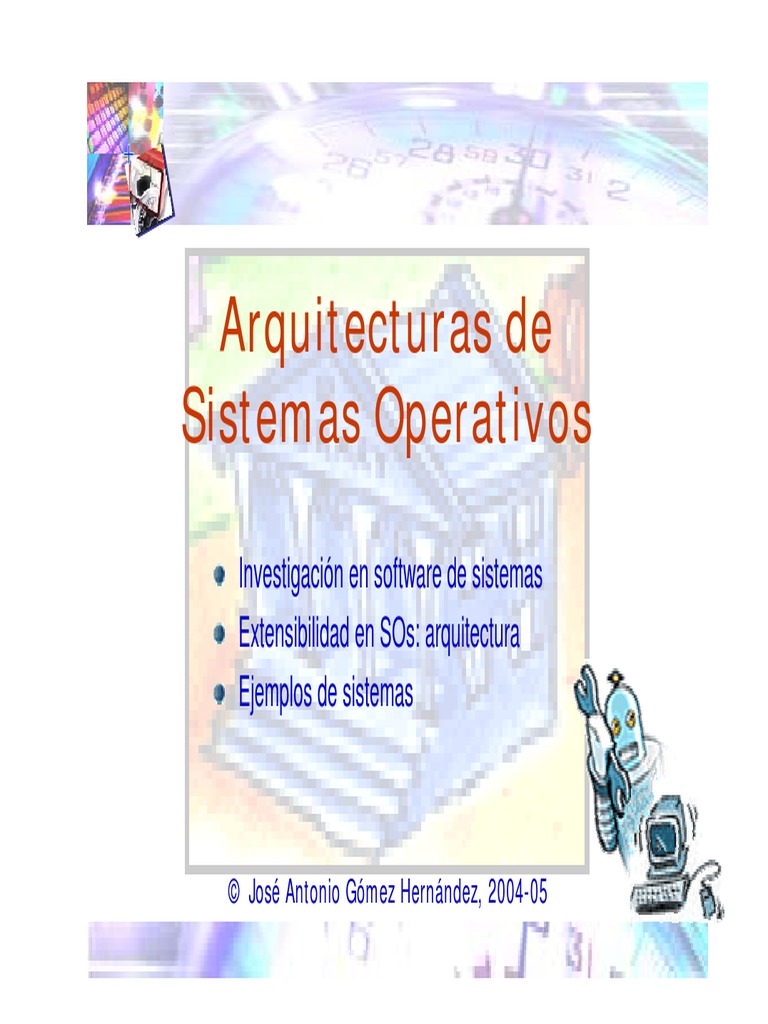 Arquitectura de Sistemas Operativos | PDF