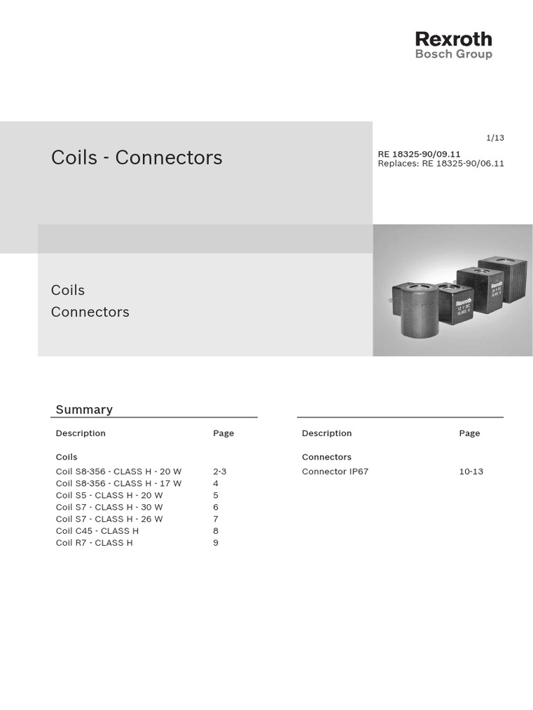 Coils - Connectors Summary | PDF | Electrical Resistance And ...