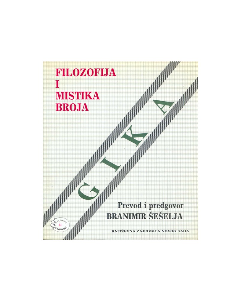 Matila Gika - Filozofija I Mistika Broja | PDF