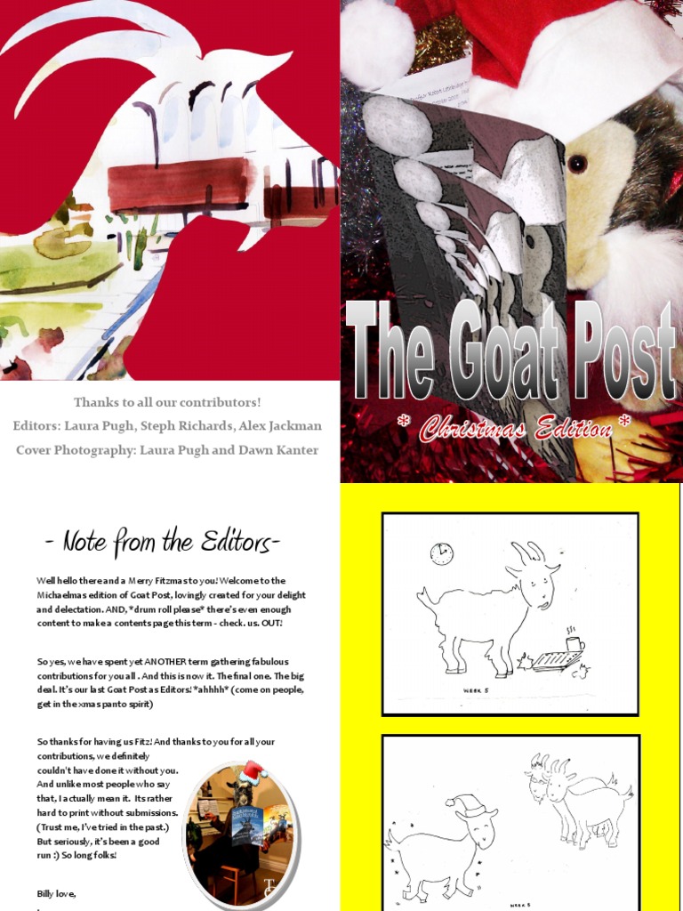 Goat Post | PDF | Cakes | Christmas
