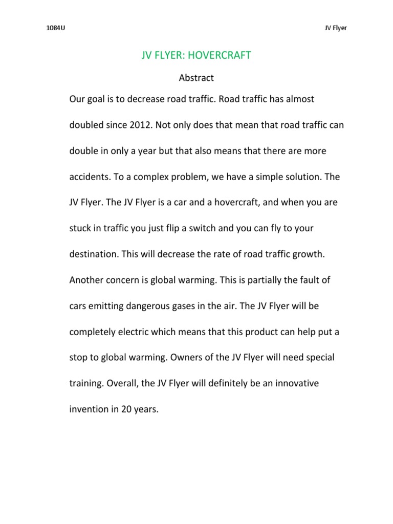 JV Flyer | PDF | Technology & Engineering