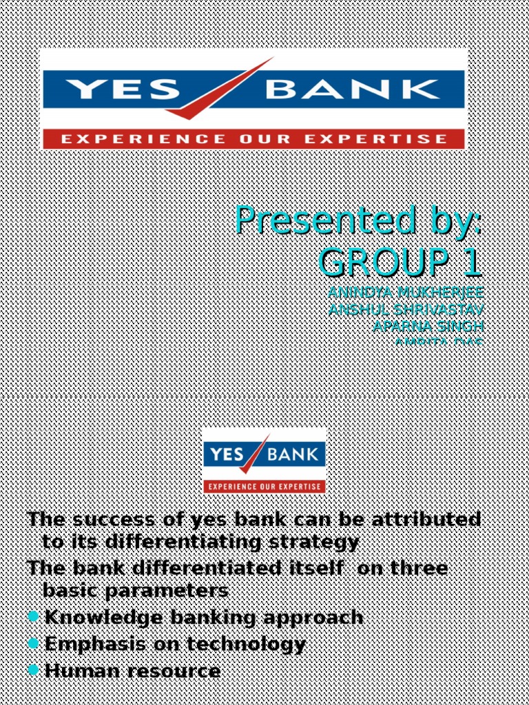 Yes Bank Ppt | Microfinance | Banks