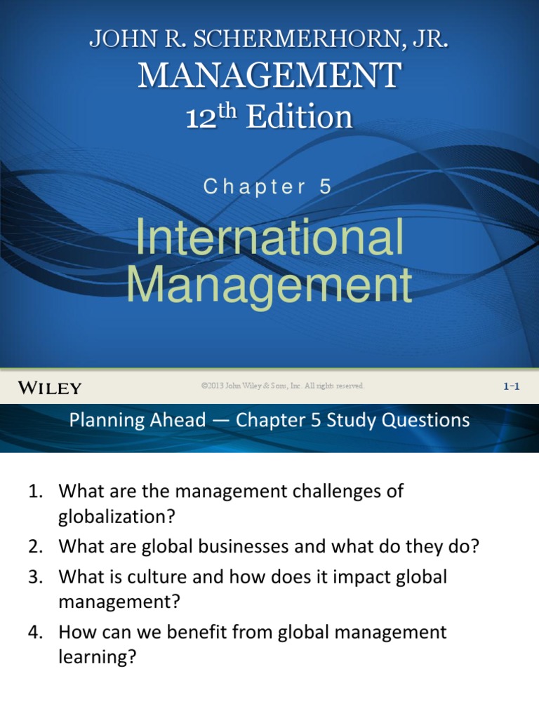 International Management | PDF | Globalization | Multinational Corporation