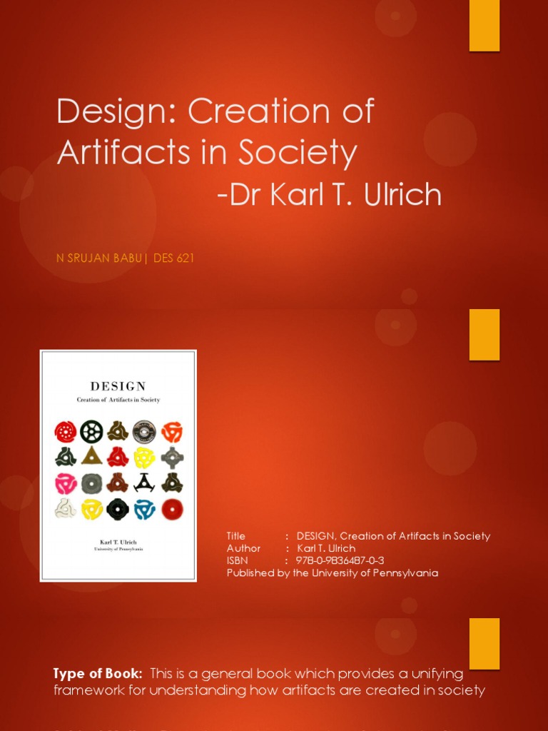 Book Review of Design: Creation of Artifacts in Society by Karl T ...
