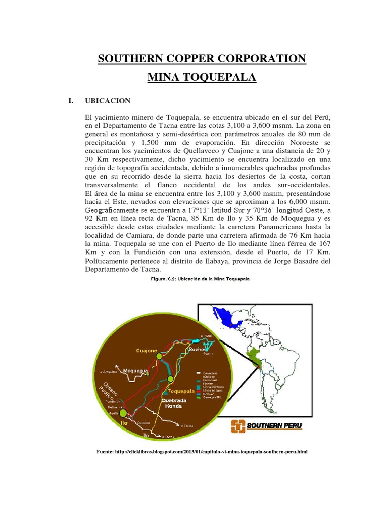 TOQUEPALA | PDF | Roca ígnea | Roca (geología)