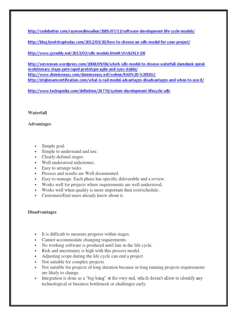 Advantages And Disadvantages Of The Evolutionary Model Of Software ...