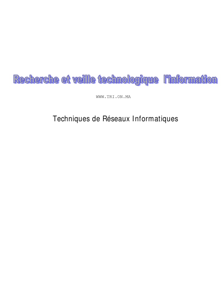 Module 5: Veille Technologique | PDF | Document | Internet