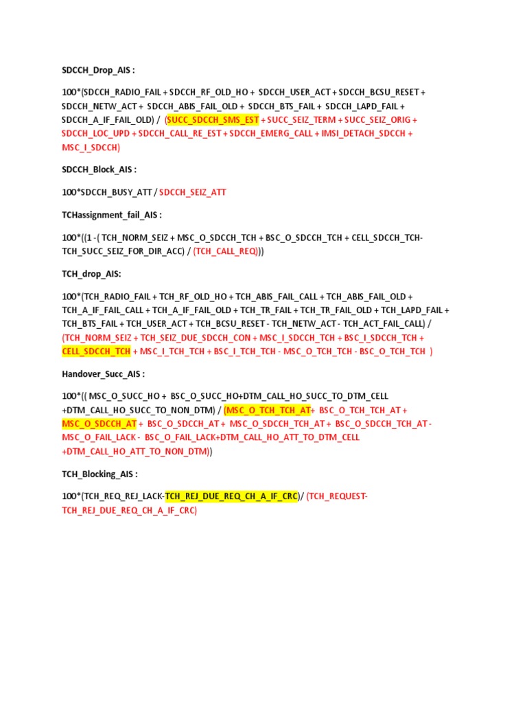 SDCCH Drop AIS | PDF | Teaching Methods & Materials | Computers